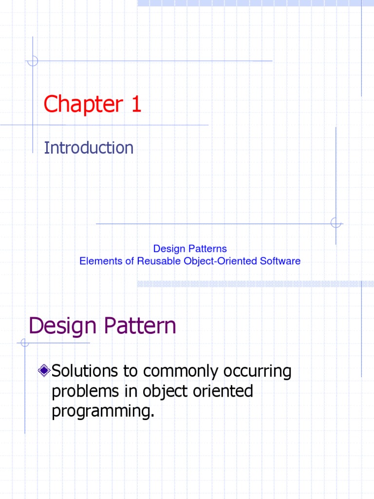 Design Patterns Elements Of Reusable Object Oriented Software Pdf Software Design Pattern