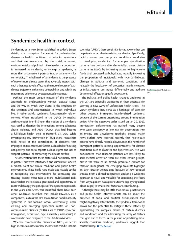 Understanding Health Conditions Through Context: An Introduction to the ...