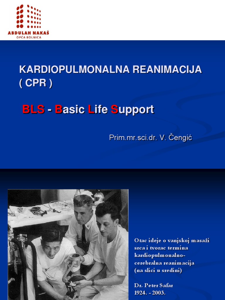 Kardiopulmonalna Reanimacija | PDF
