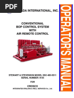 BOP Control Unit | PDF | Pump | Valve