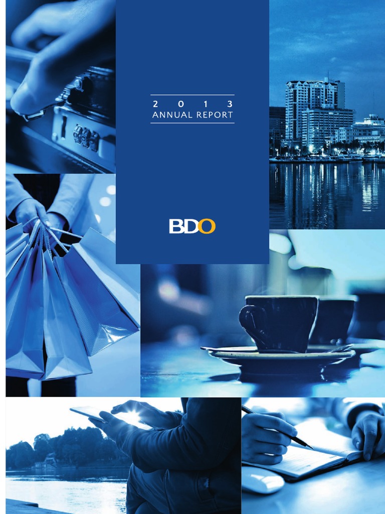 BDO Annual Report 2013 Volume 1 - Main - Final | PDF | Bdo Unibank ...