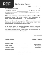 Duty Certificate | PDF | Career & Growth | Finance & Money Management