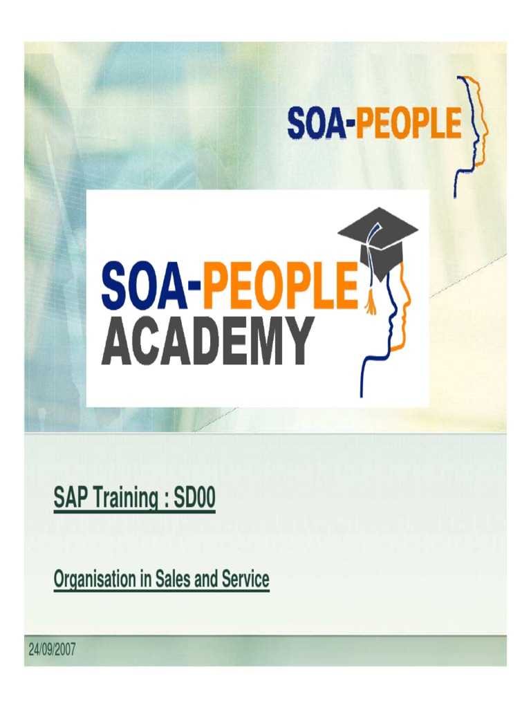 SAP SD Organizational Structure Overview | PDF | Sales | Logistics