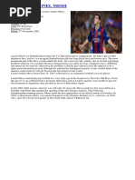 Lionel Messi - Player Profile 2223 Transfermarkt | PDF | Lionel Messi ...