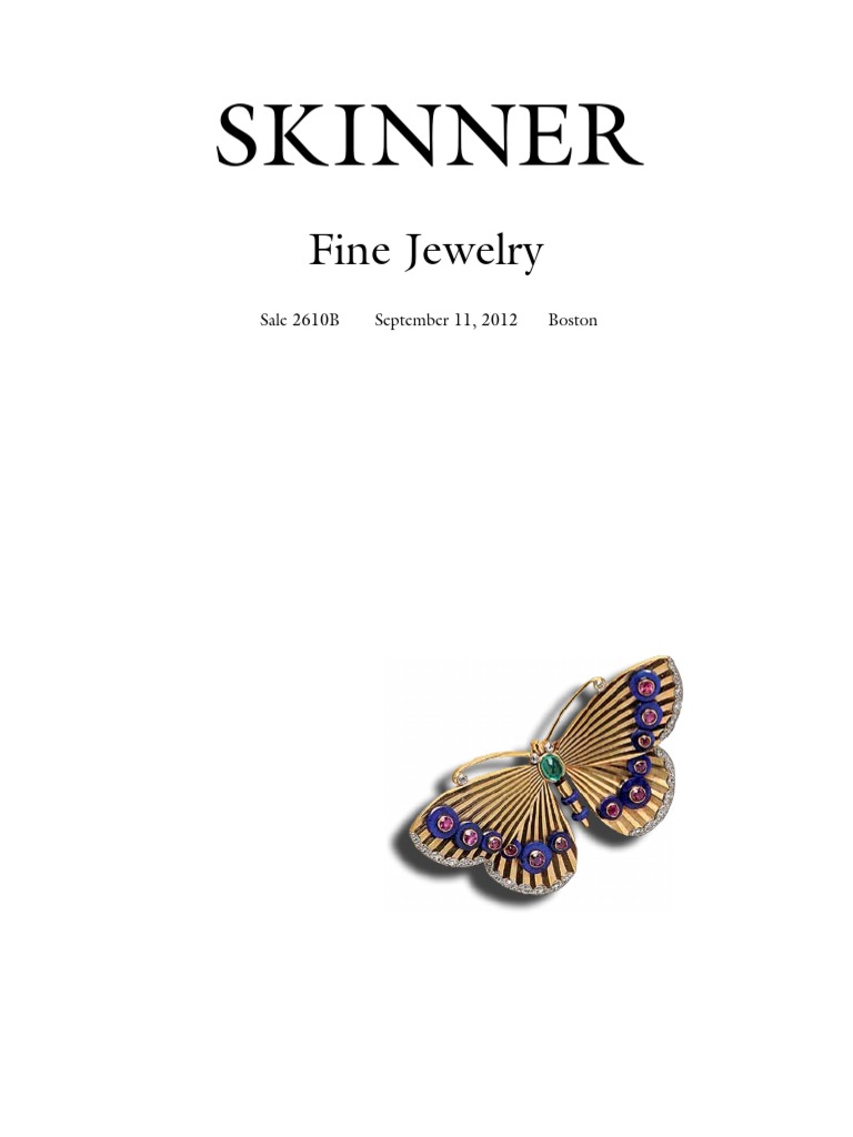 Fine Jewelry Skinner Auction 2610B PDF | PDF | Pearl | Auction