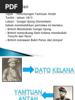 Biodata Yamtuan Antah | PDF | Sejarah