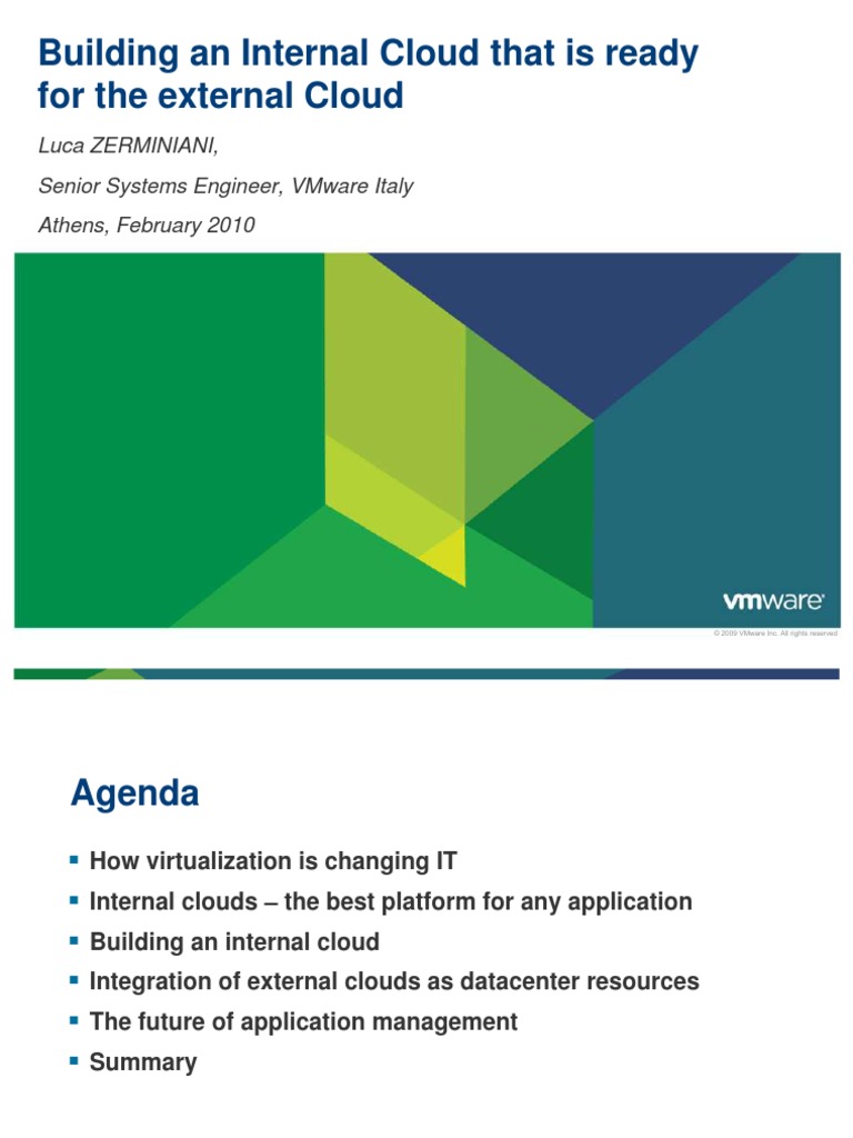 Building An Internal Cloud That Is Ready For The External Cloud | PDF ...