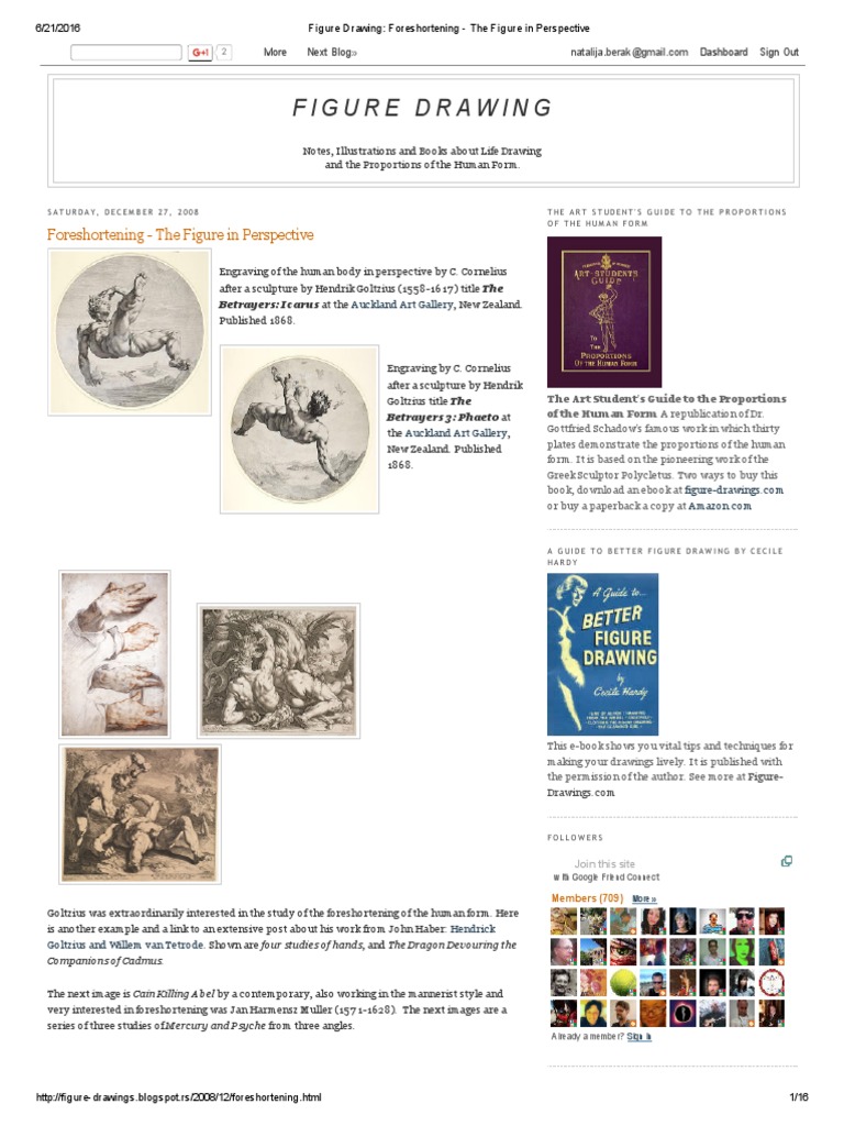 Figure Drawing - Foreshortening - The Figure in Perspective | PDF ...