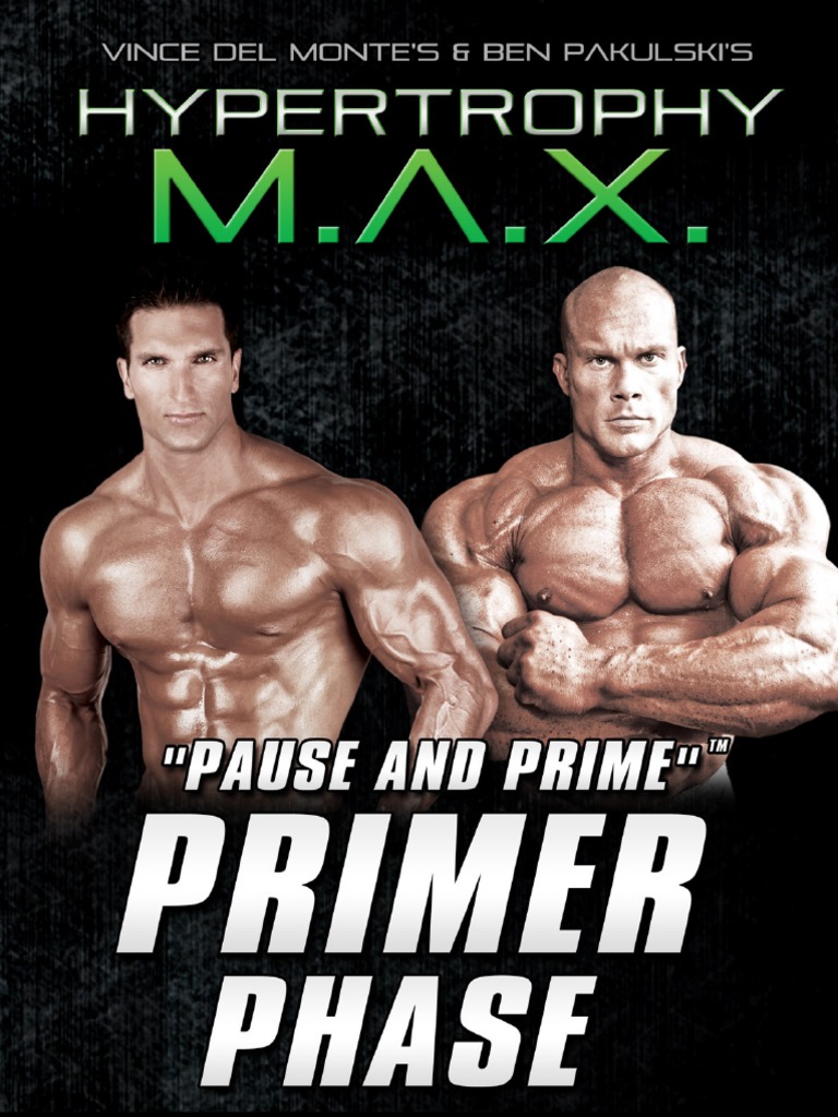 Hypertrophy Max Primer Phase | PDF | Nutrients | Muscle
