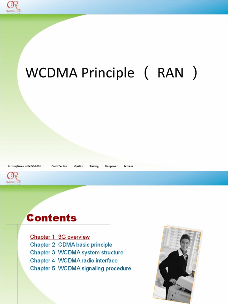 WCDMA System Overview and Principles | PDF | Forward Error Correction | High Speed Packet Access