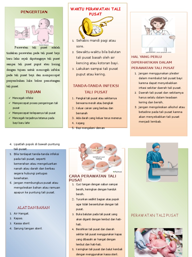 Leaflet Per4awatan Tali Pusat | PDF