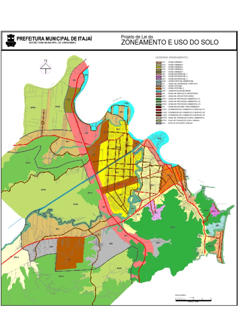 Mapa de Zoneamento e Uso Do Solo Lei Complementar 215-12