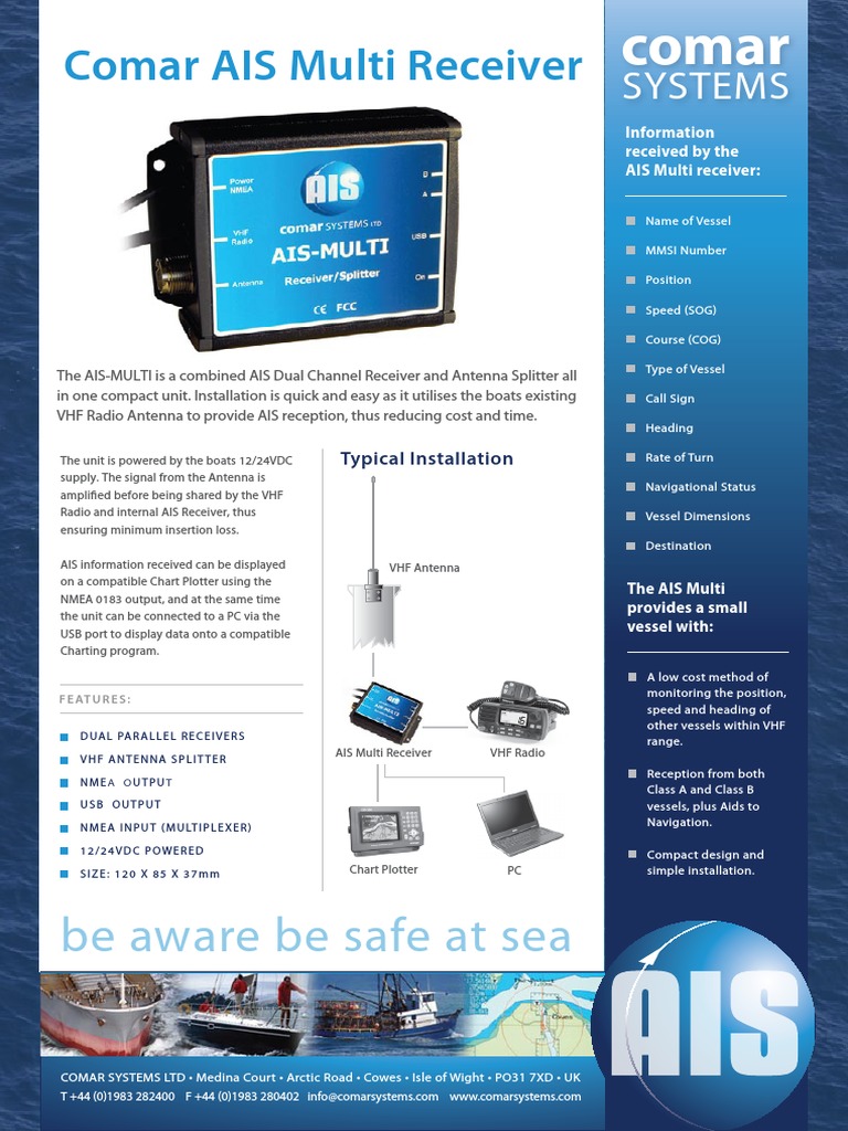 Comar AIS Multi | PDF | Information And Communications Technology | Radio