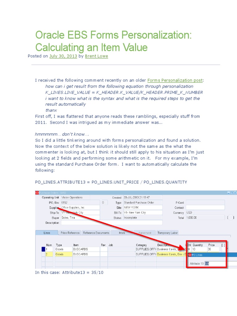 Oracle Ebs Forms Personalization Pdf Computer Programming Computing