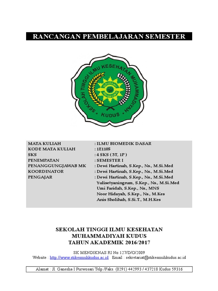 1 1617 RPS Ilmu Biomedik Dasar | PDF
