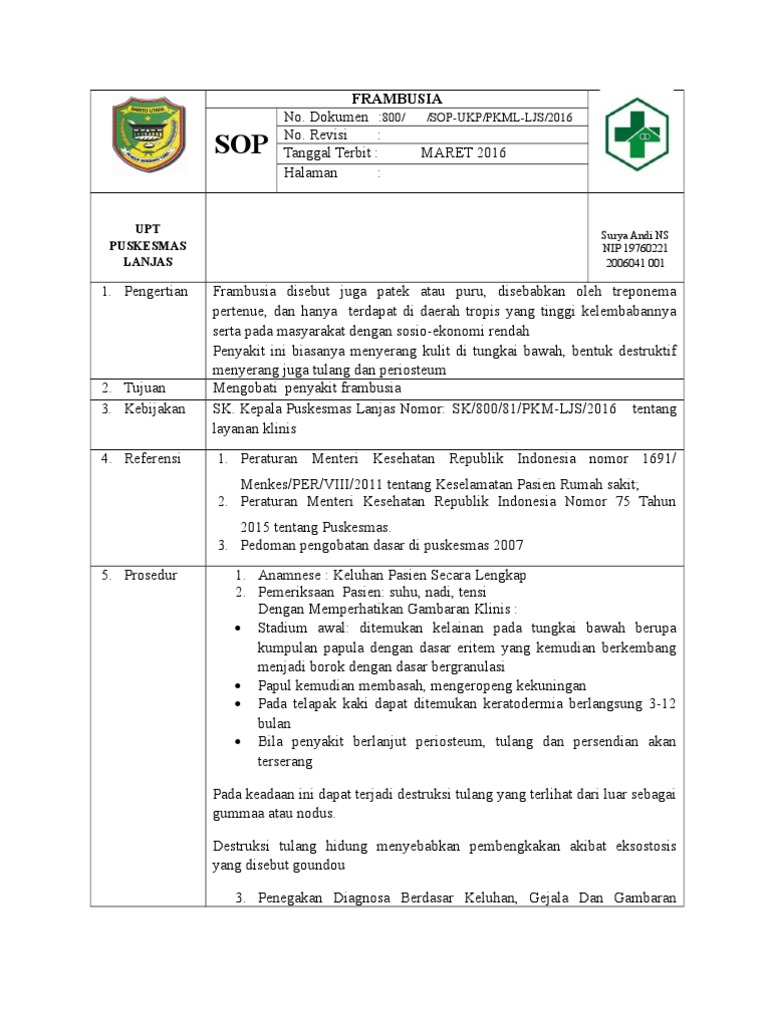 Frambusia | PDF