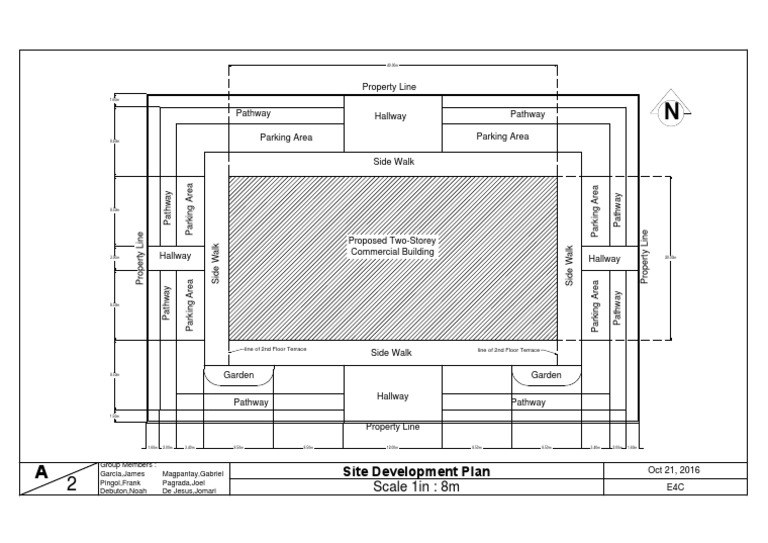 Property Line: Site Development Plan | PDF | Buildings And Structures ...