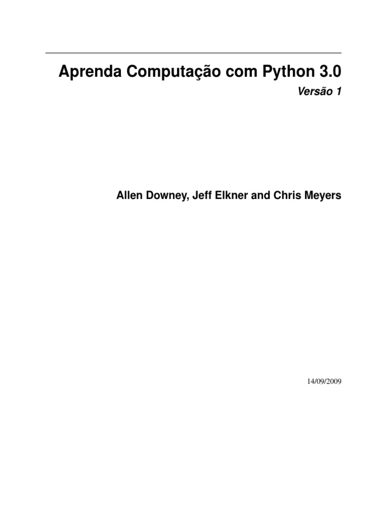 Livro de Python - Para aprender tudo.pdf | Linguagem de Programação ...