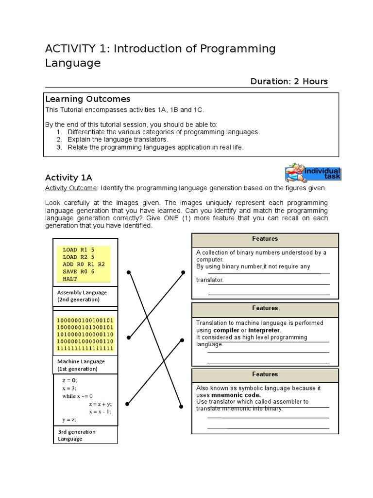 Introduction to Programming Languages in 3 Generations | PDF | Assembly Language | Computer Program