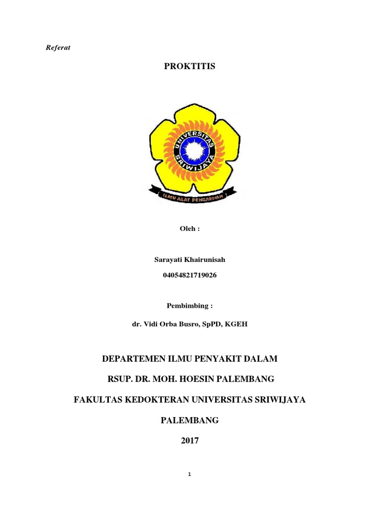Proktitis | PDF