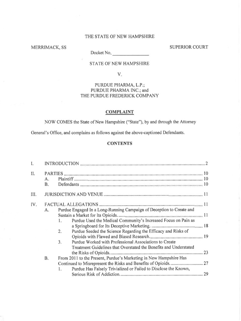 Purdue Pharma | PDF | Pharmaceutical Industry | Industries