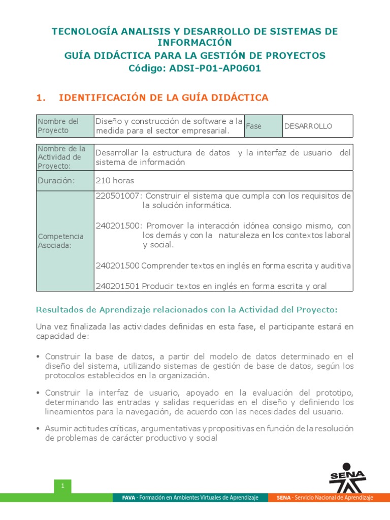 Guia Fase de Desarrollo de Adsi PDF | PDF | SQL | Bases de datos