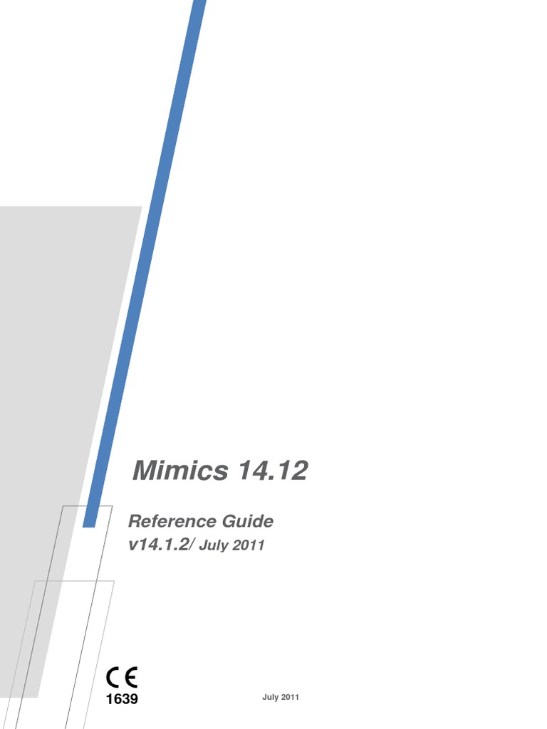 Manual de Mimics PDF | PDF | License | Password