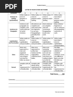 Short Story Grading Rubric | PDF | Rubric (Academic)