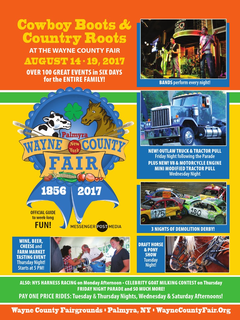 Wayne County Fair 2017 | PDF | Songs | Rock Music