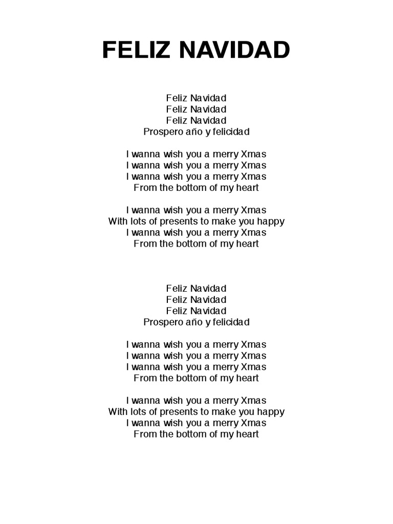 Feliz Navidad PDF | PDF