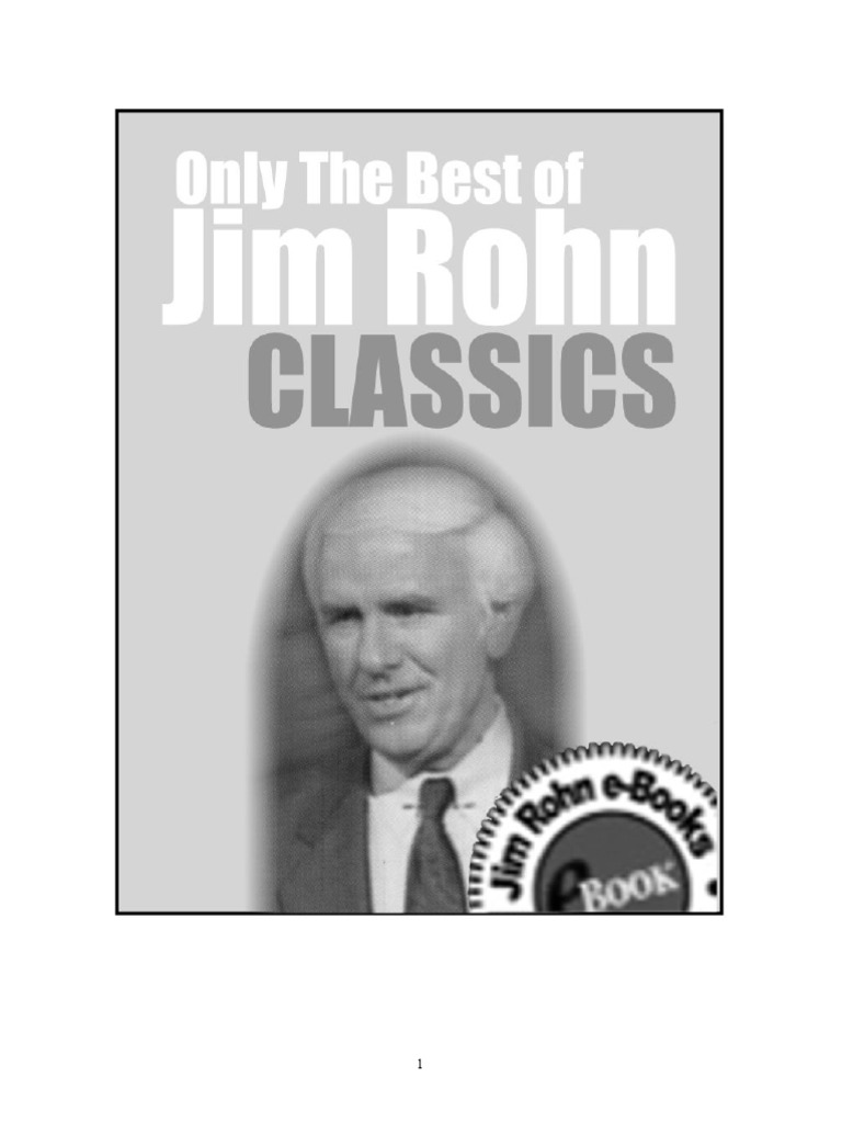 JIM ROHN - Classics 3-Pack PDF | Download Free PDF | Copyright | License