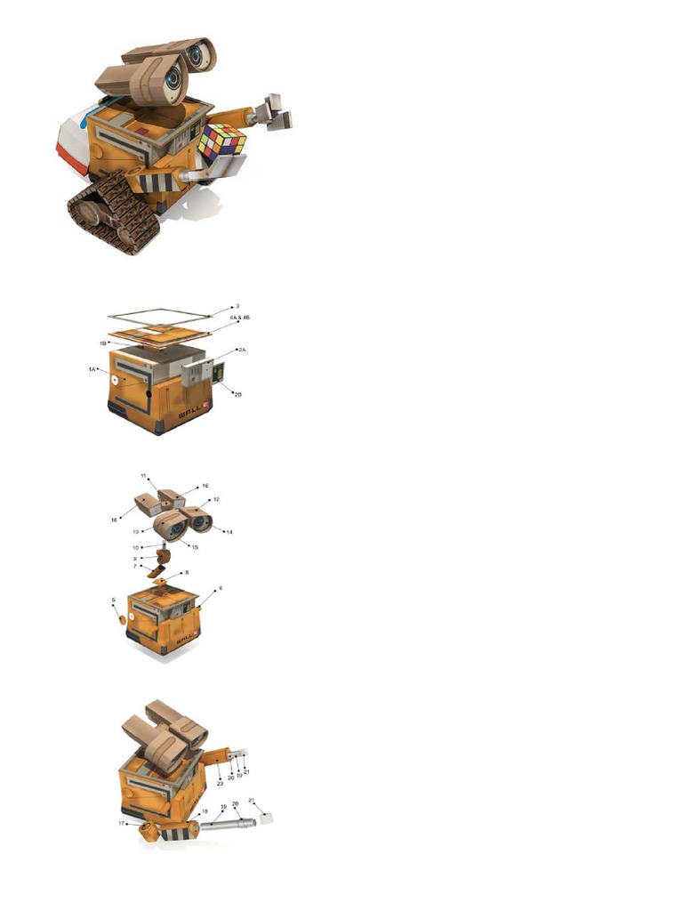 WALL-E Paper Model | PDF