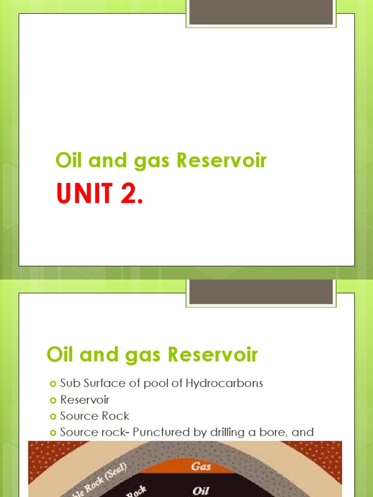 Understanding Oil and Gas Reservoirs | PDF | Petroleum Reservoir ...