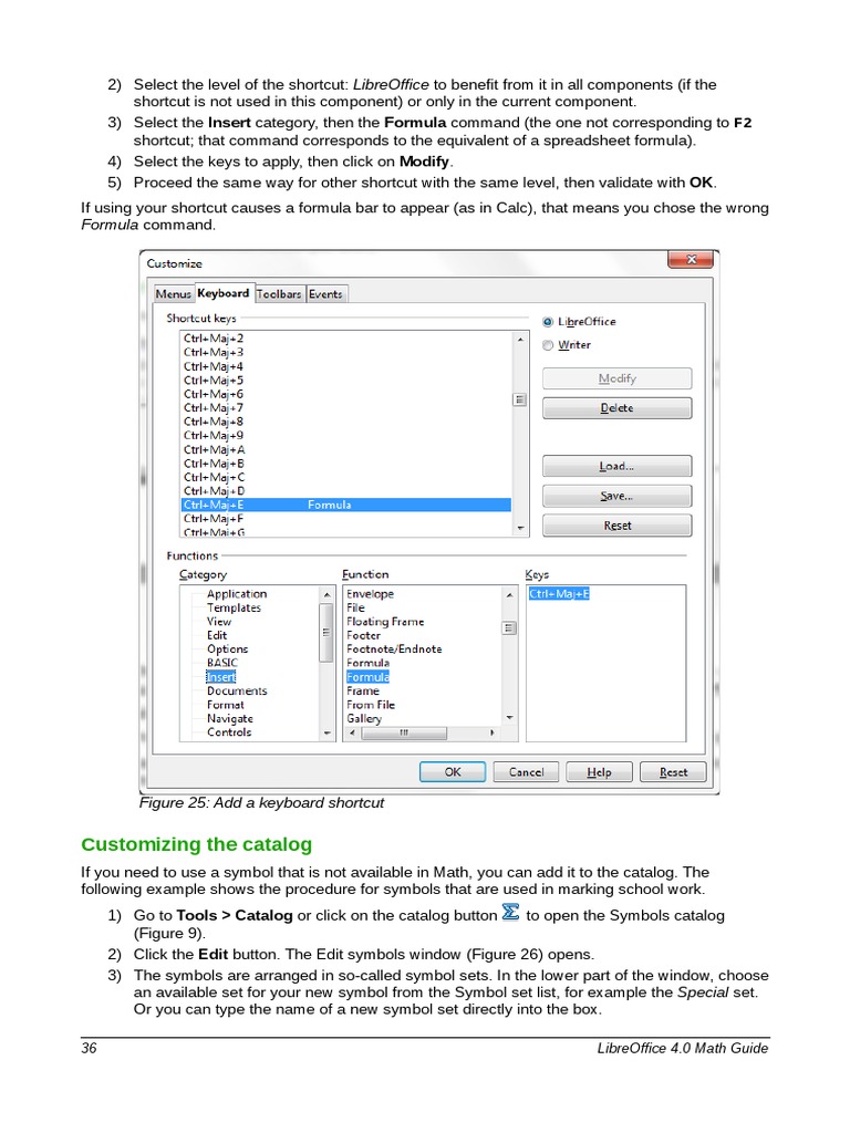 Formula Command.: Customizing The Catalog | PDF | Trigonometric Functions | Computing