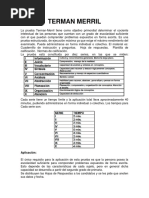 Prueba Terman Merril Completa | PDF | Prueba (evaluación) | Naturaleza