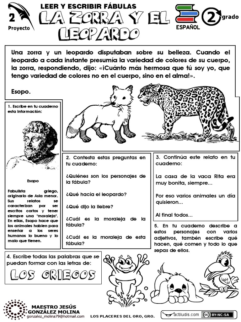 Leer y Escribir Fabulas | PDF