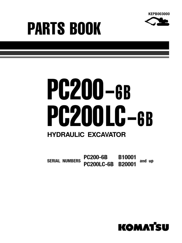 Catalago Parts Book PC200 PDF | PDF | Valve | Engines