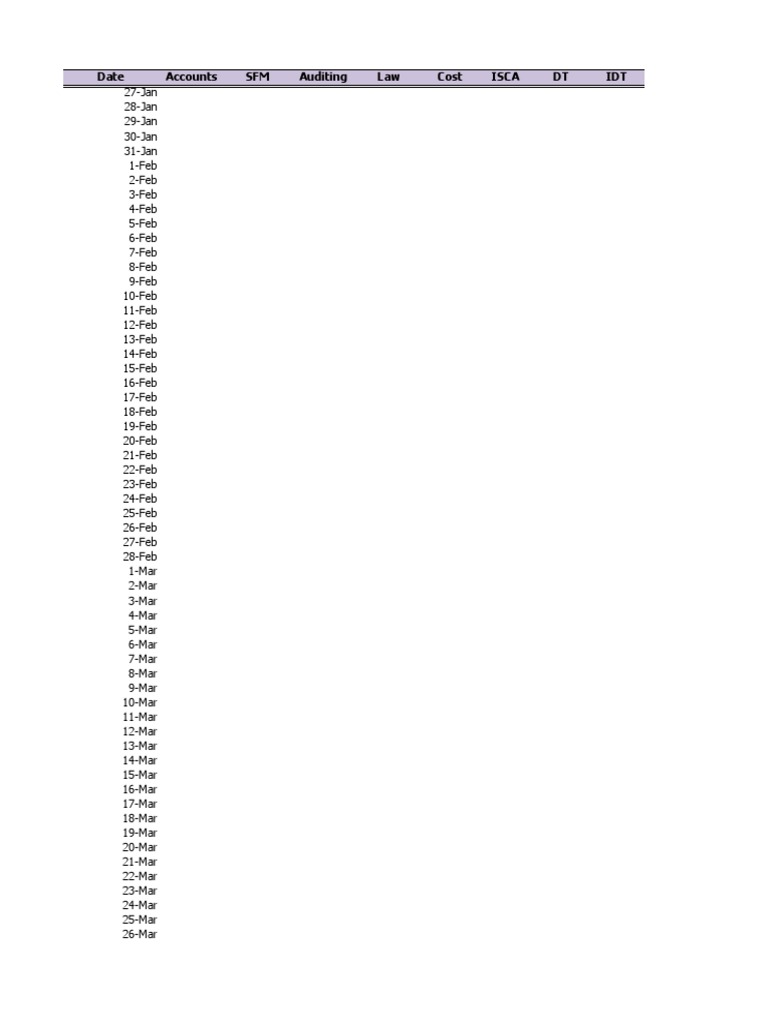 CA fINAL Preparation Chart | PDF | Taxes | Financial Statement