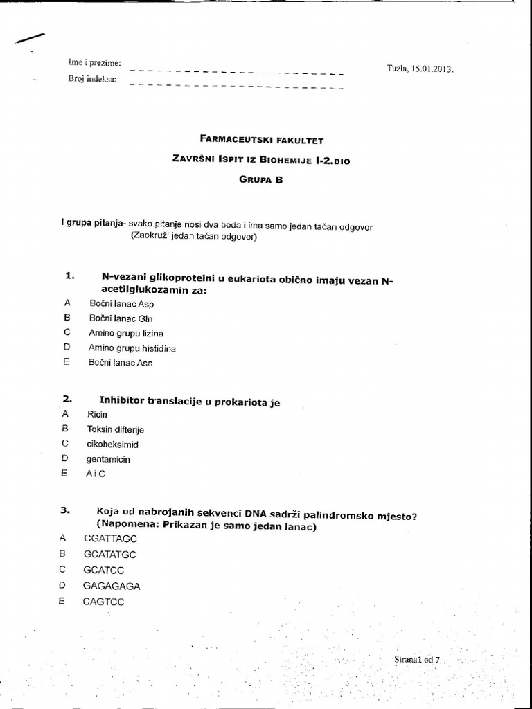 Biohemija 2 Dio PDF | PDF