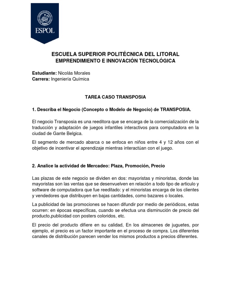 Transposia: Juegos Educativos en Gante | PDF