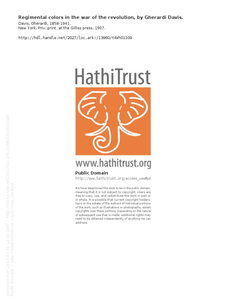 Regimental Colors in The War of The Revolution | PDF | Flag Of The ...