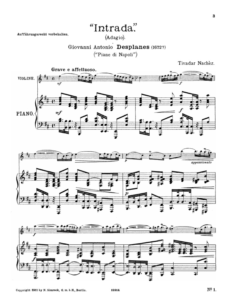 Desplanes - Intrada | PDF