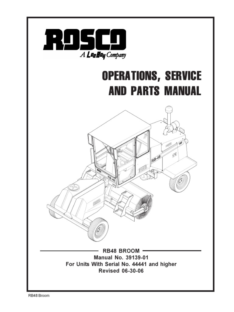 Rosco RB 48 View | PDF | Transmission (Mechanics) | Engines