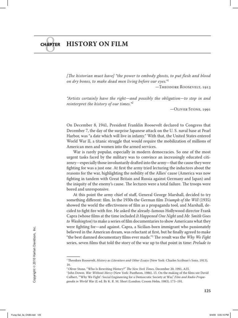 Chapter 8 - History On Film | PDF | Documentary Film | Historian