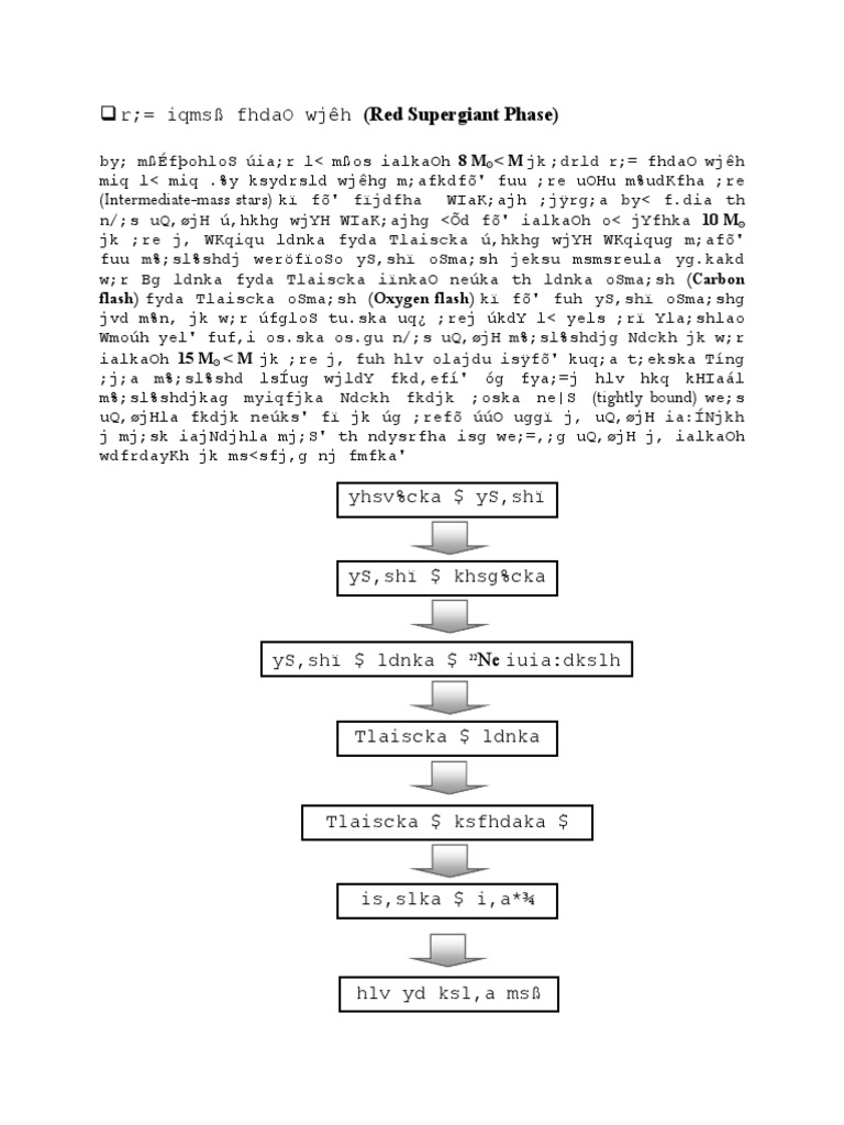 Red Super Giant Phase | PDF | Stars | Stellar Astronomy