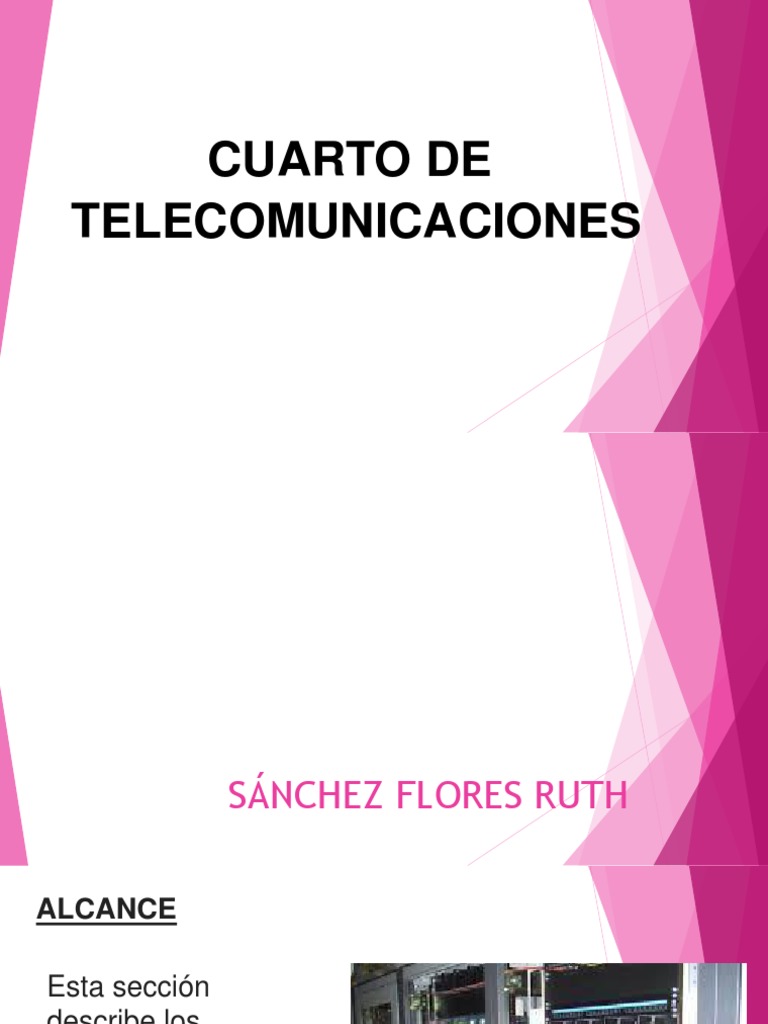 Cuarto de Telecomunicaciones | PDF | Telecomunicación | Telecomunicaciones