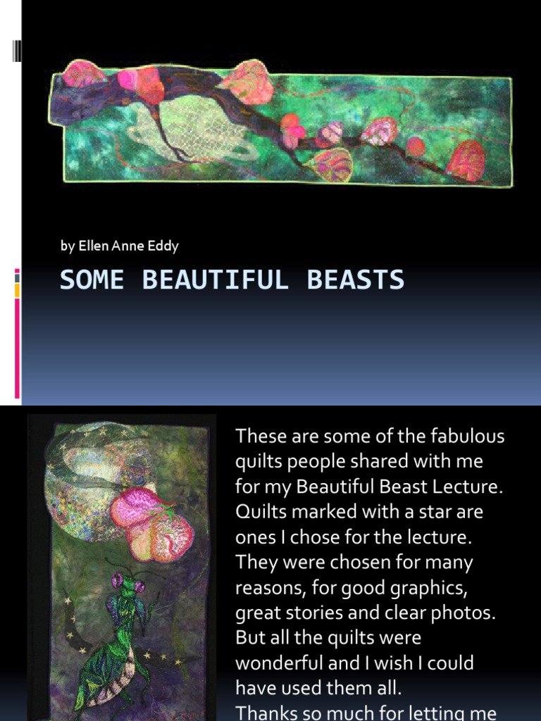 Some Beautiful Beasts: by Ellen Anne Eddy | PDF