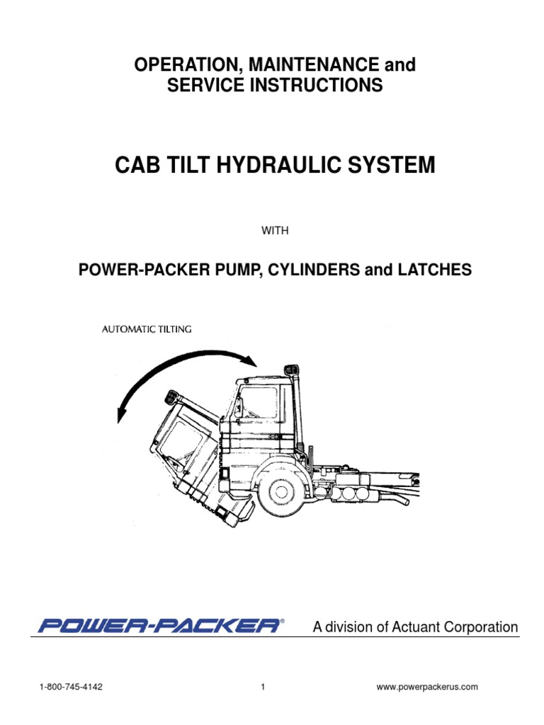 Cab Tilt Manual Pdf Pdf