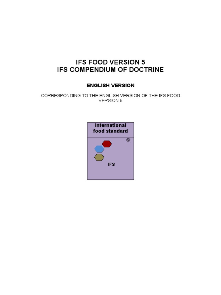 Ifs Food Version 5 | PDF | Packaging And Labeling | Audit