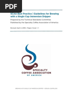 Scaa Cupping Form | PDF | Coffee | Food And Drink